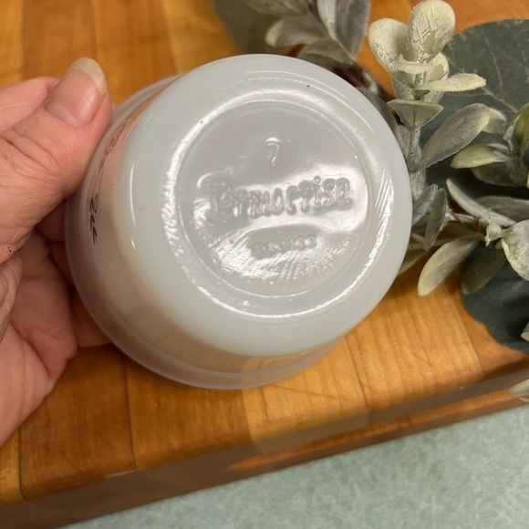 Dynaware | Kitchen | Vintage Dynaware Brown Daisy Milk Glass Custard ...